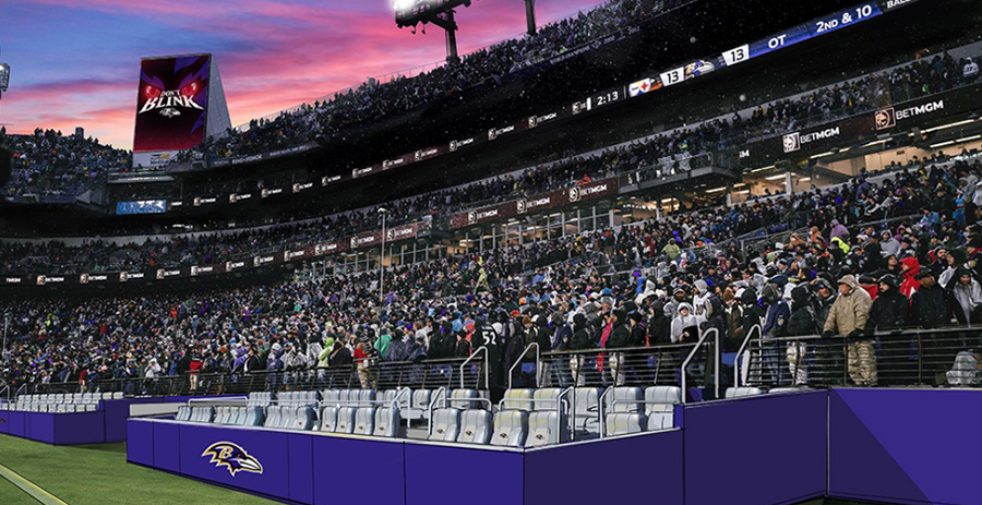 Baltimore Ravens unveil new field seating at M&T Bank Stadium